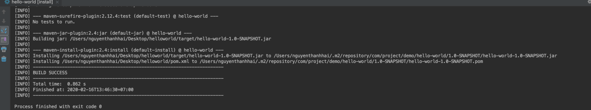 Tạo Project Maven trong intellij - Deft Blog
