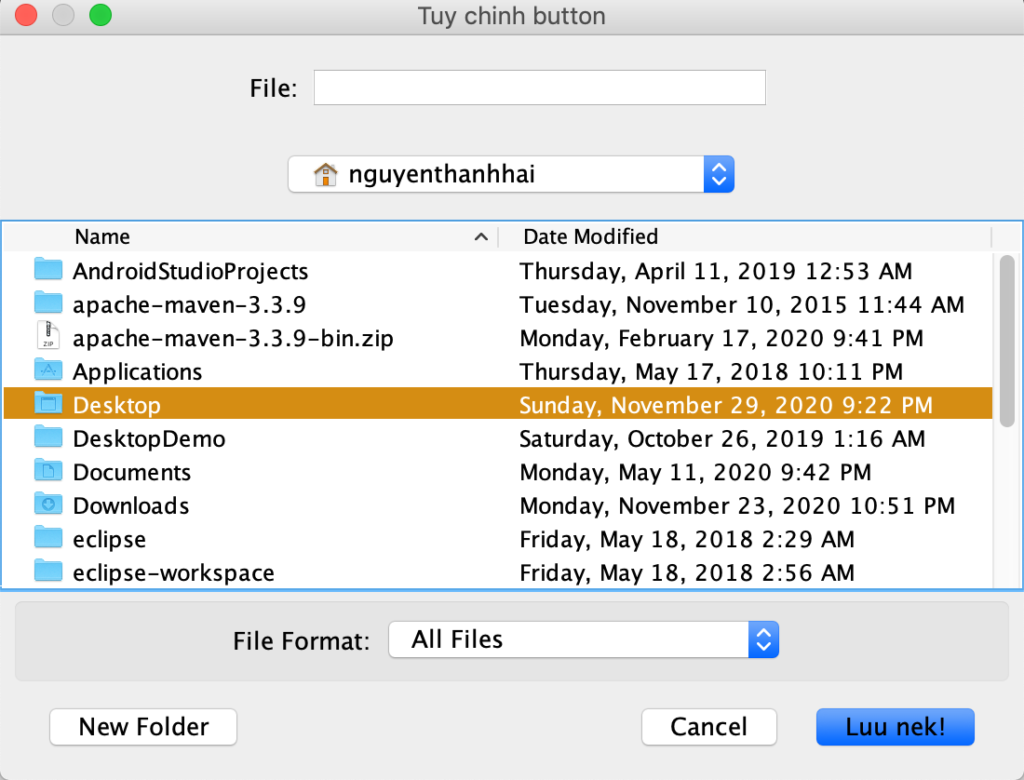 Xử lý File trong Java Swing với JFileChooser - Deft Blog