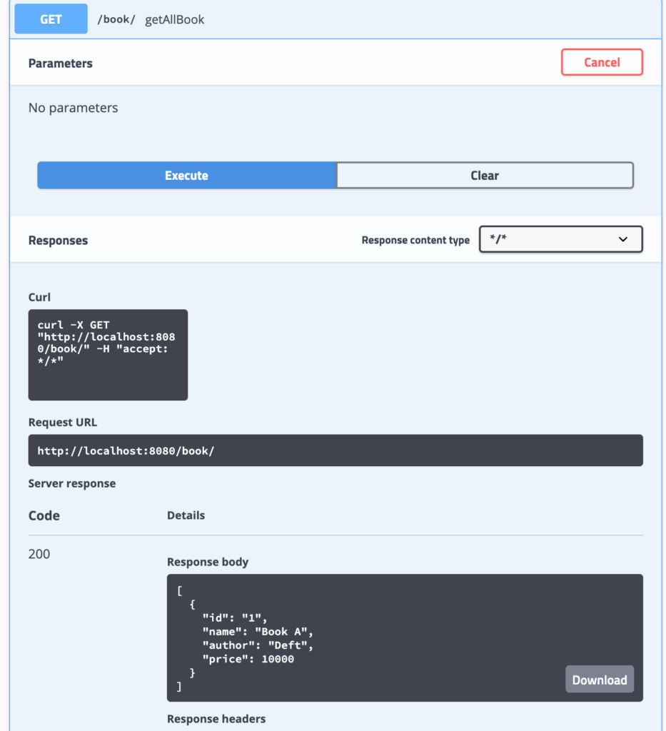 Tạo API document với Swagger 2 trong Spring Boot REST API - Deft Blog
