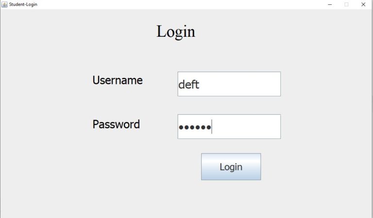 Làm ứng dụng Login sử dụng Java Swing + JDBC + MySQL - Deft Blog