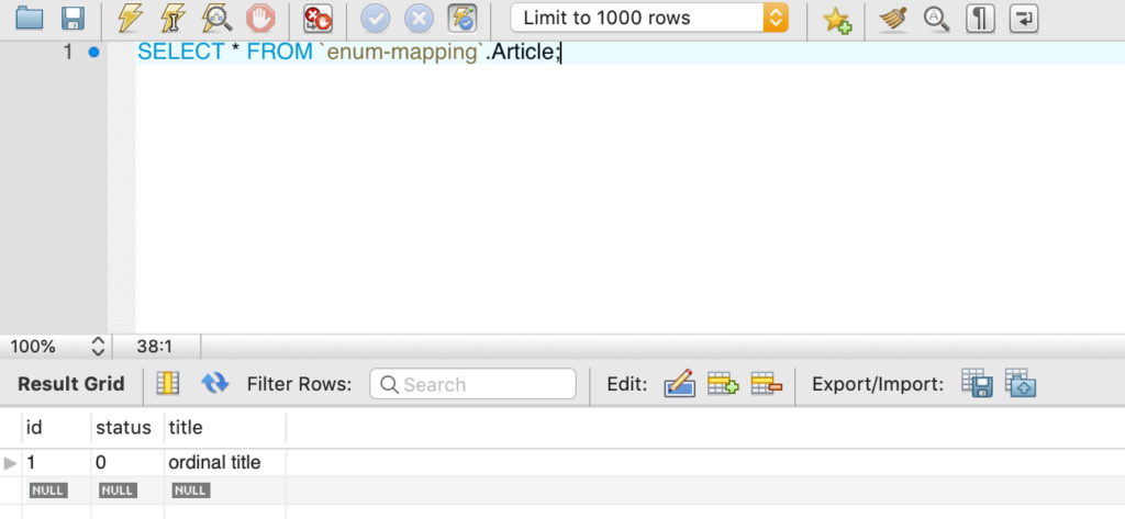 Mapping Enum trong JPA/Hibernate - Deft Blog Mapping Enum trong JPA/Hibernate - Deft Blog